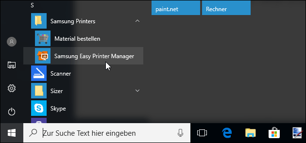 Samsung Easy Printer Manager Screenshots