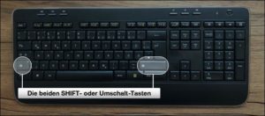 Erklärung: Was ist die SHIFT Taste? - Computerhilfen.de