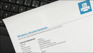 Windows: Testseite drucken - so testet man den Drucker!