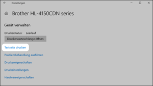 Windows: Testseite drucken - so testet man den Drucker!