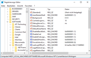 Windows Registry öffnen (Registrierungs-Editor)